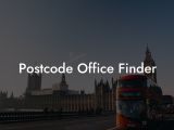 Postcode Office Finder