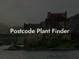 Postcode Plant Finder