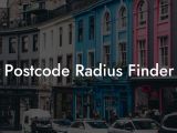 Postcode Radius Finder