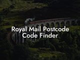 Royal Mail Postcode Code Finder