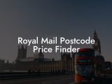 Royal Mail Postcode Price Finder