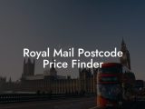 Royal Mail Postcode Price Finder
