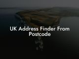 Uk Address Finder From Postcode