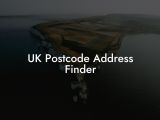 Uk Postcode Address Finder