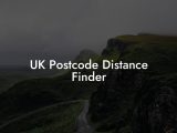 Uk Postcode Distance Finder