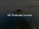 Uk Postcode Format