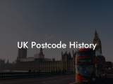 Uk Postcode History