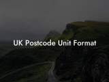 Uk Postcode Sector Format