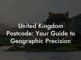 Postcode Example
