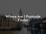 Where Am I Postcode Finder