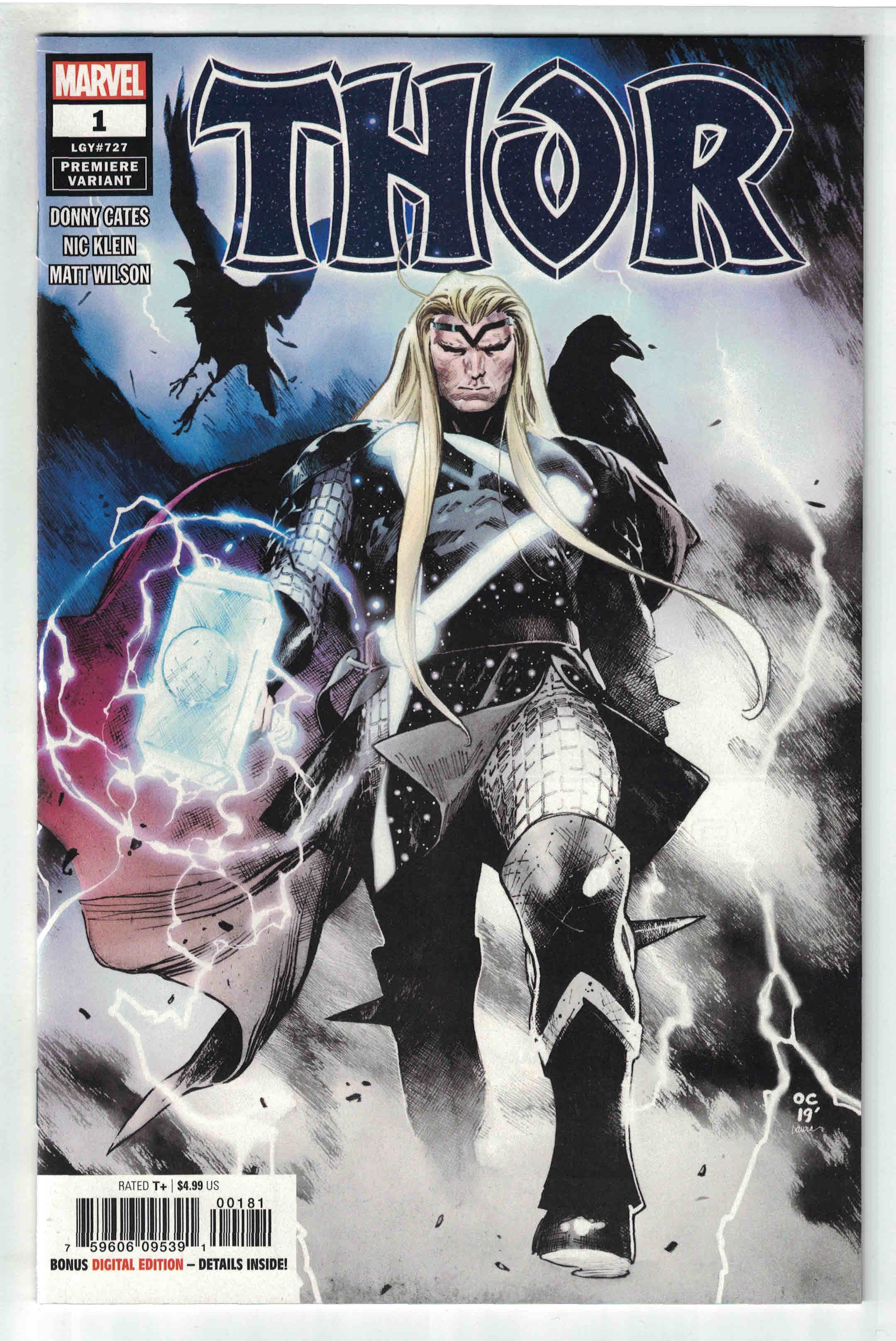 Thor #1 Olivier Coipel Partial Sketch Premiere Party Variant Marvel ...