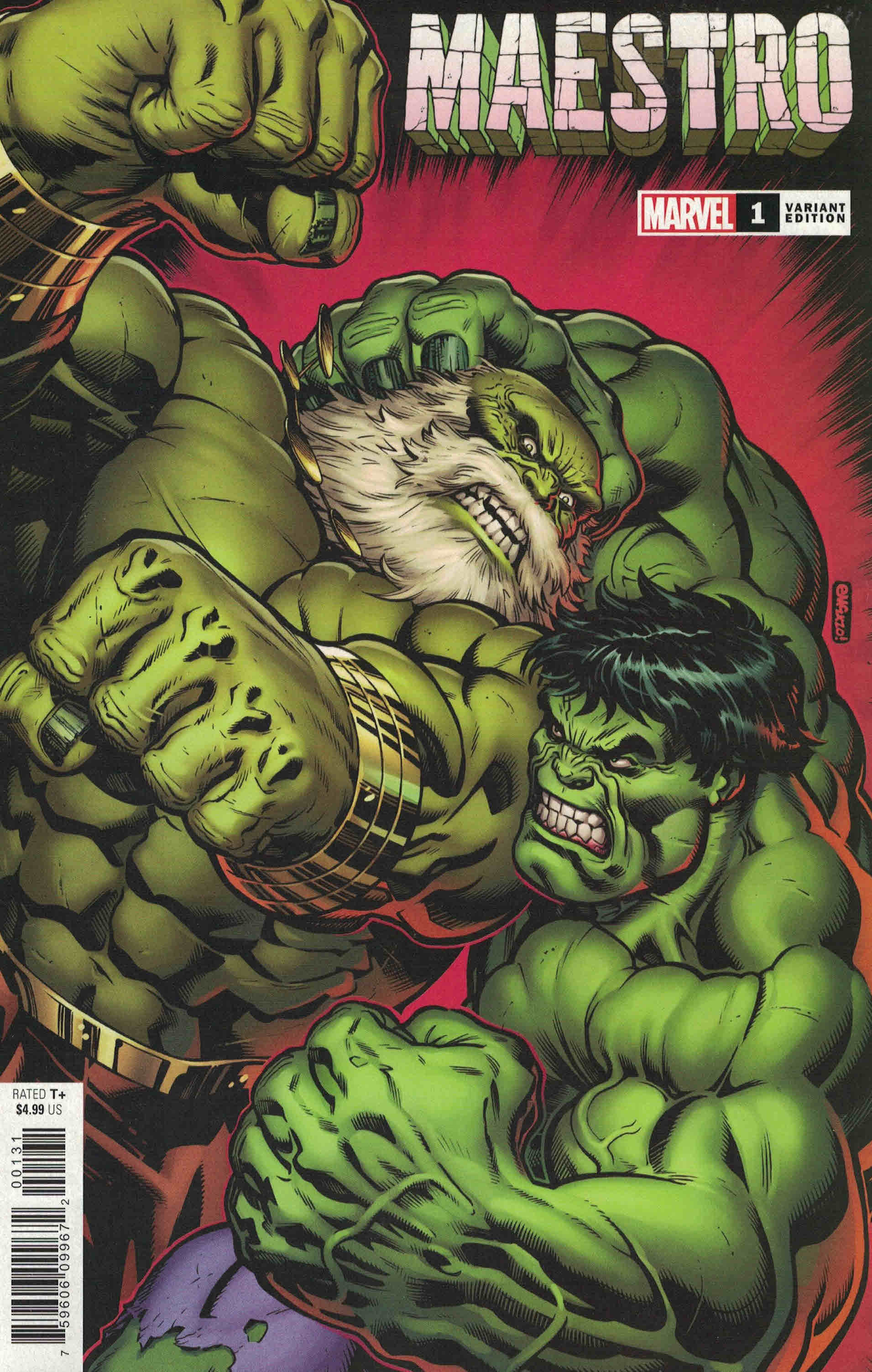 Maestro #1 1:50 Ed McGuinness Incredible Hulk Variant Marvel 2020 ...