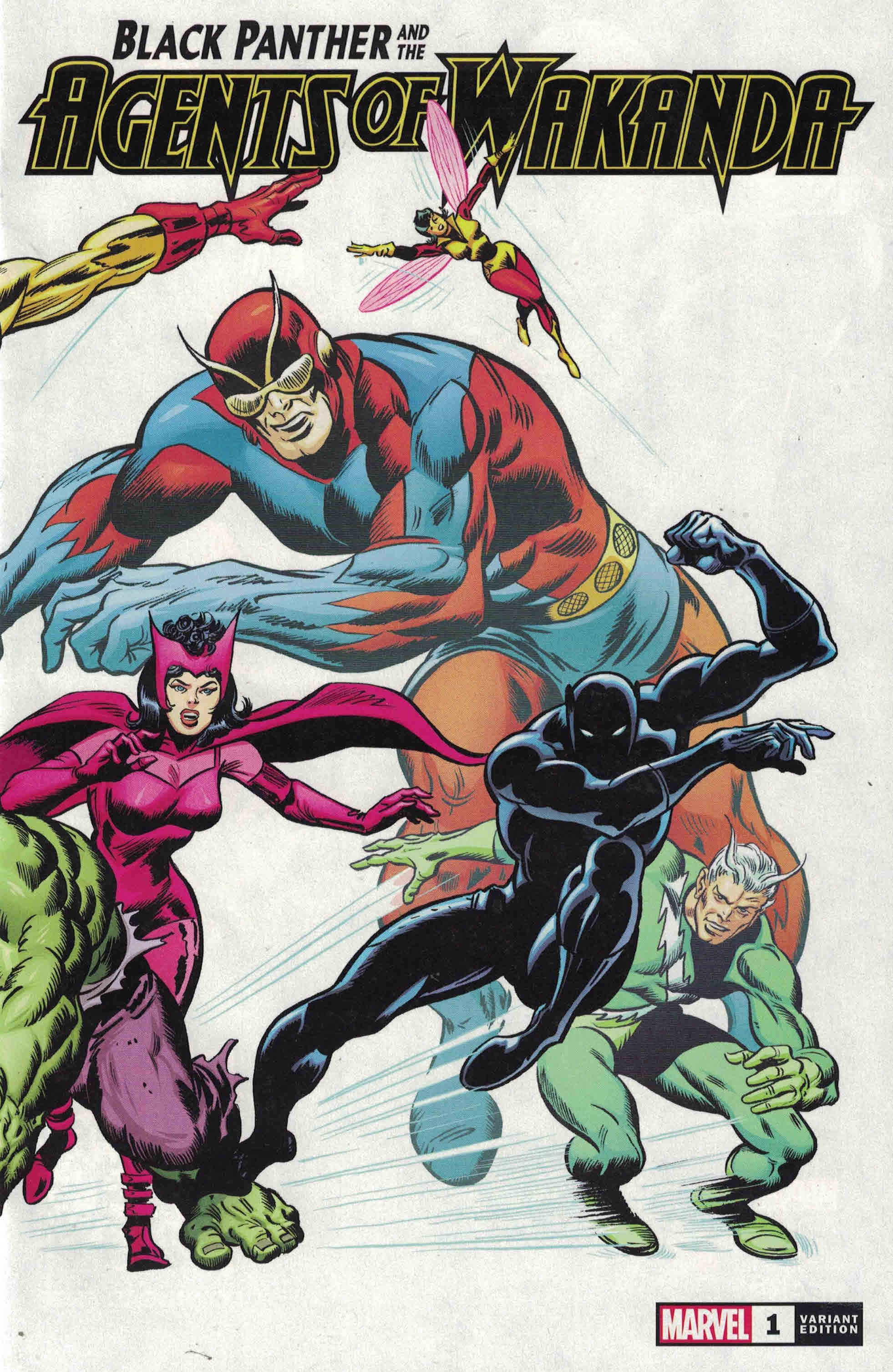 Black Panther Agents of Wakanda #1 1:100 John Buscema Wrap Variant ...