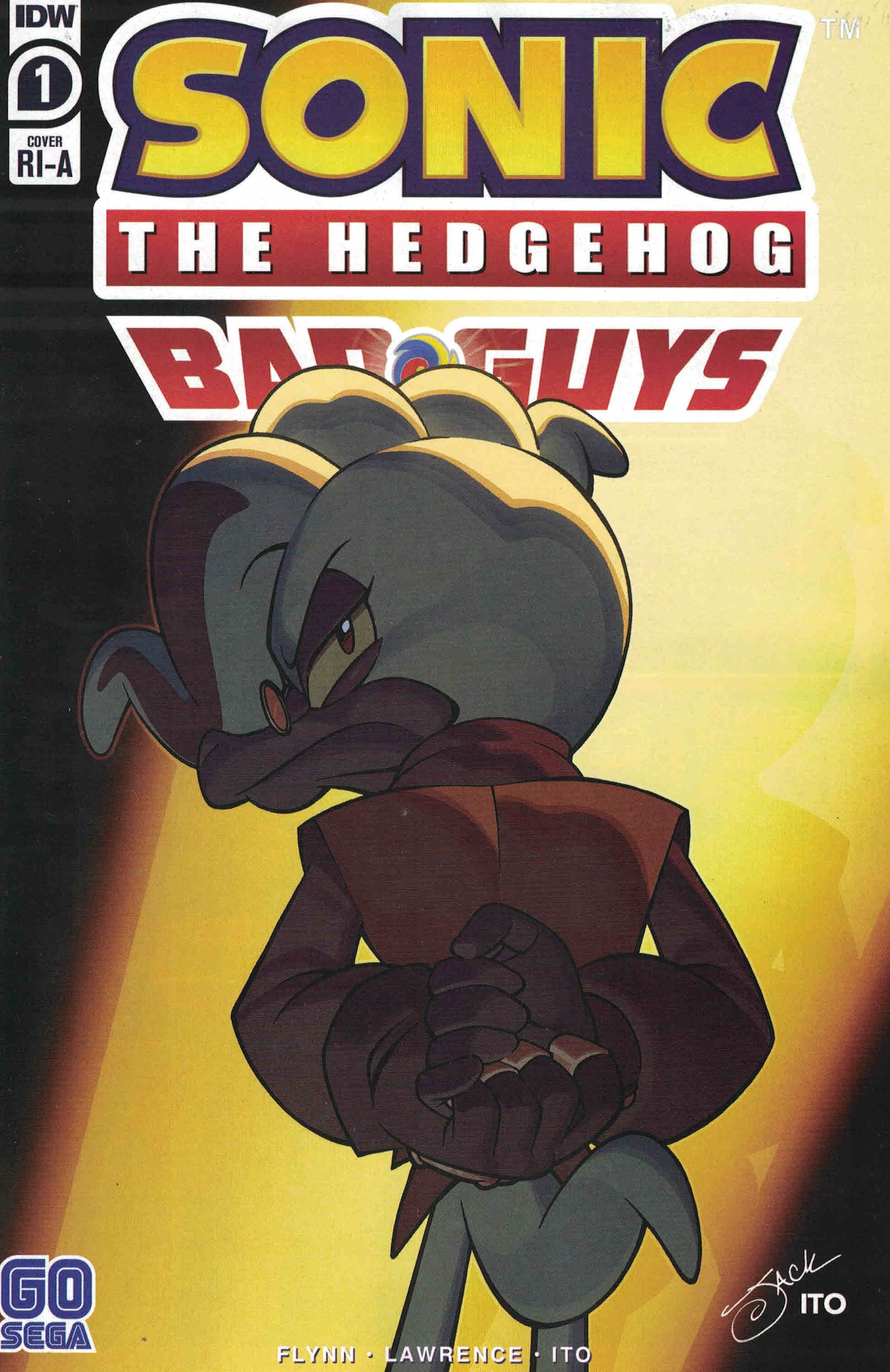 Sonic the Hedgehog Bad Guys #1 1:10 Jack Lawrence Variant IDW 2020 1 ...