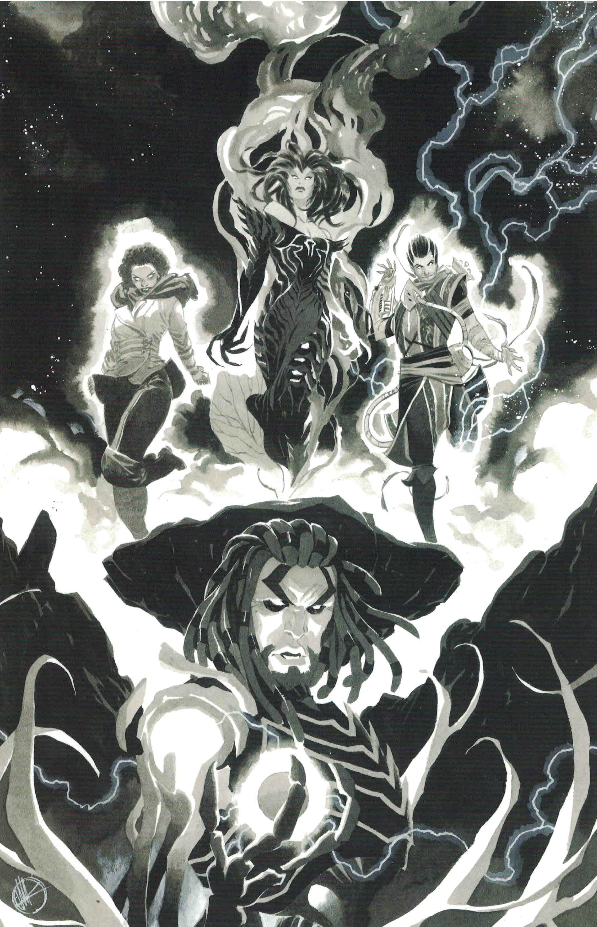 Magic the Gathering #4 Unlockable 1/Store Scalera B&W Variant Boom 2021 ...
