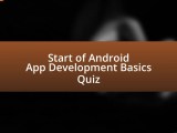 Android App Development Basics Quiz Underwaterworld Sg