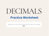 Decimals Practice Worksheet Unicminds