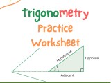 Trigonometry Practice Worksheet Unicminds