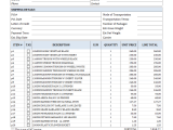 Lightweight Proforma Invoice Format