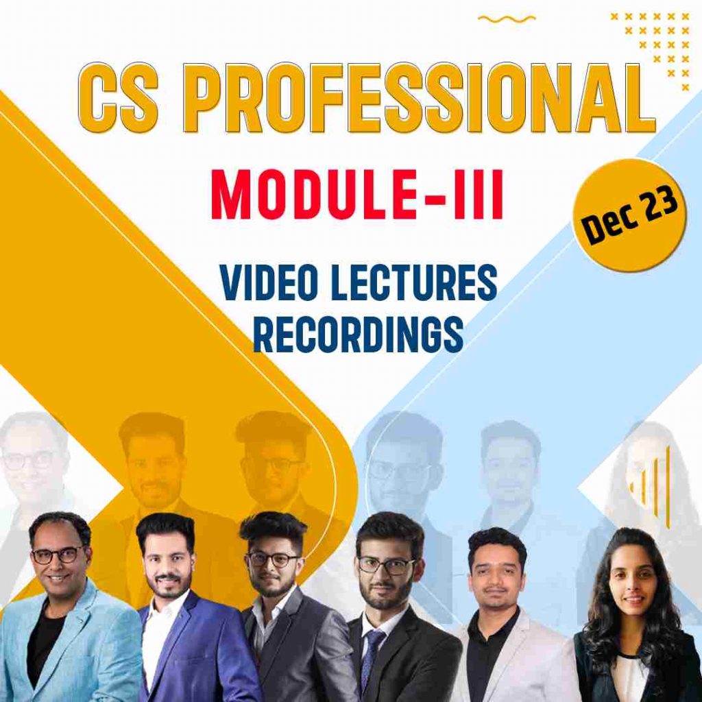CS Professional Online Classes All Subjects - Unique Academy For Commerce