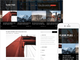 Flash Blog Plus Premium Modern Clean Responsive Wordpress Theme