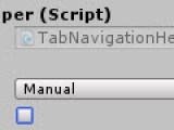 Tab Navigation Unity Ui Extensions