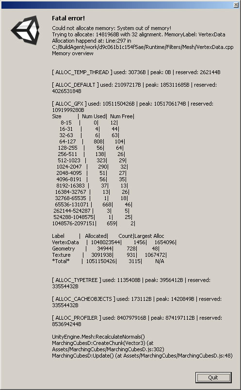 Marching Cubes (Javascript) « Unity Coding – Unity3D