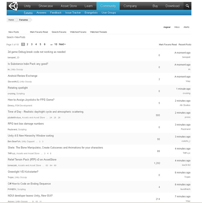 Unity Forums V2 : Custom CSS « Unity Coding – Unity3D