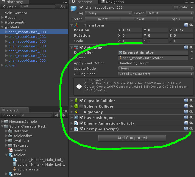 Legacy Character To Mecanim (+navPaths) « Unity Coding – Unity3D