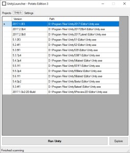 Unity Launcher (handle different projects & unity versions easily) « Unity Coding – Unity3D