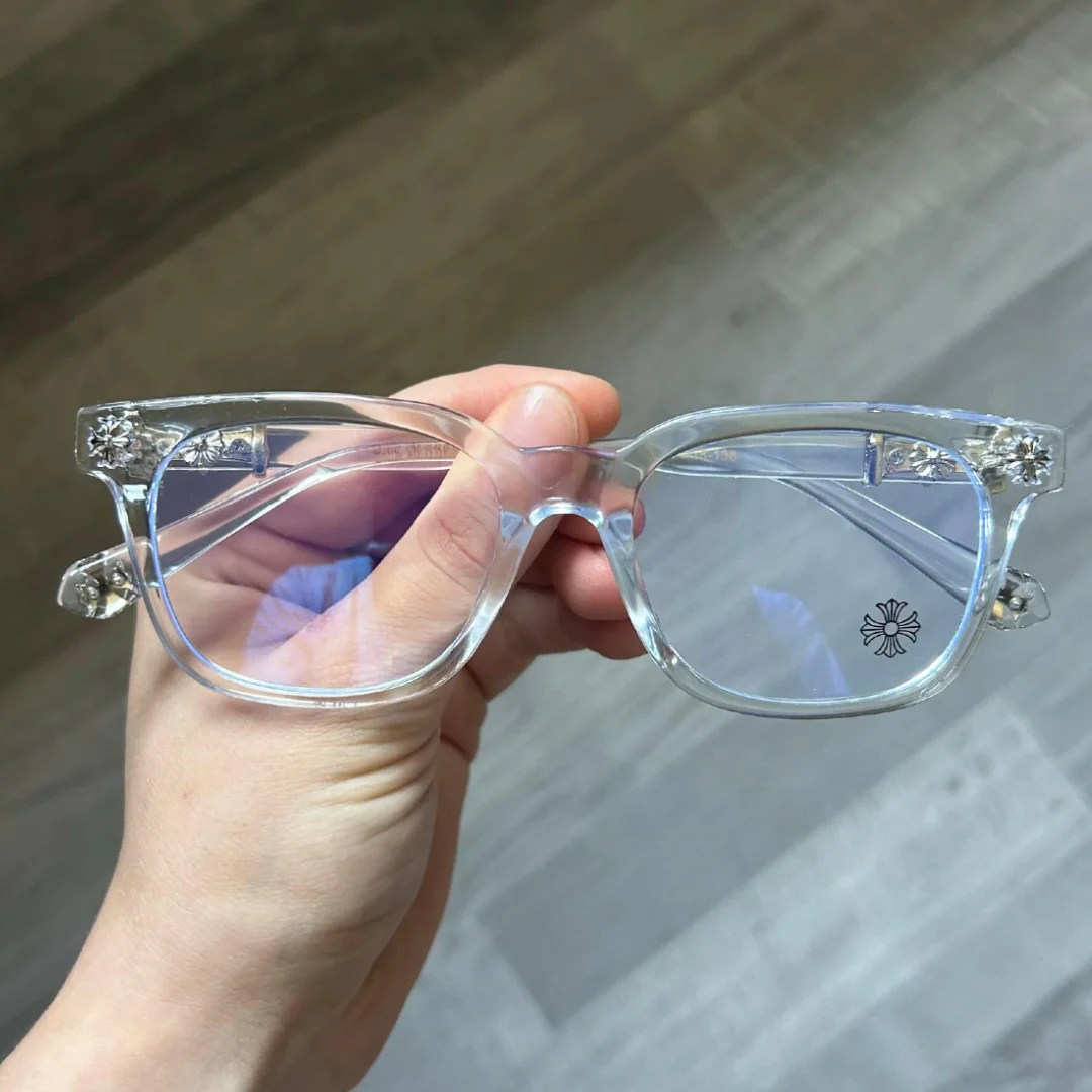 Lentes Chrome Hearts Transparent Protección Uv400 Blueprotect