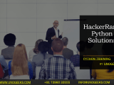 Hackerrank Python Solutions