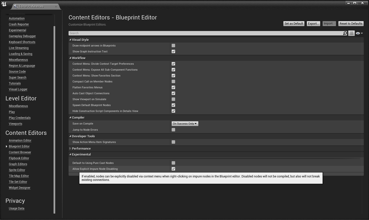 Big Yay For Disabling Nodes Thank You Epic D Feedback Requests