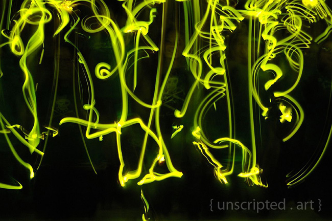 green glow | { unscripted . art }