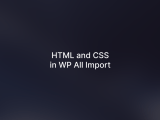 How To Use Html And Css In Wp All Import For Pseo