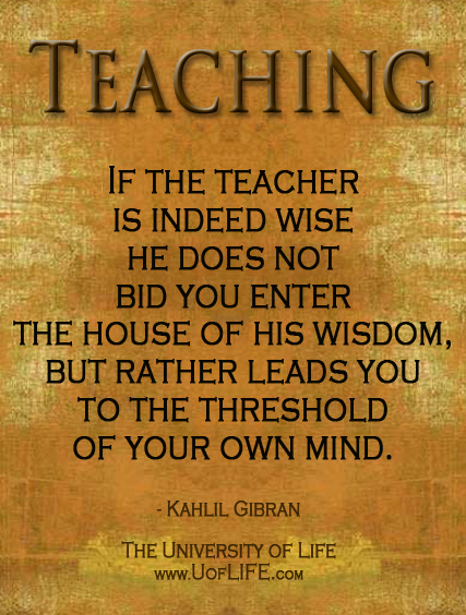 On Teaching – The University of Life