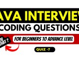 Free Java Interview Question And Answers Pdf Quiz 7
