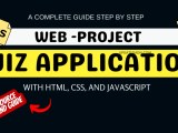Free Source Code Build A Quiz Application With Html Css And Javascript