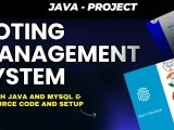 Voting Management System Using Java Swing Free Code