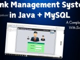 Bank Management System In Java Mysql