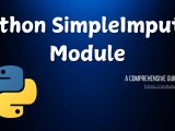 Python Simpleimputer Module A Comprehensive Guide
