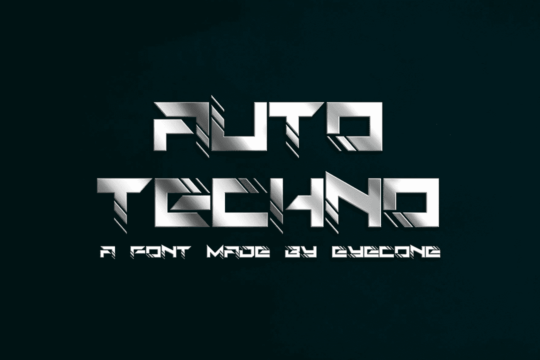 Auto Techno Font - UpFonts