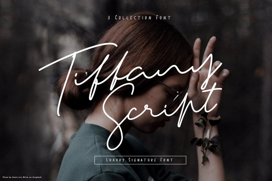 Tiffany Script Font - UpFonts