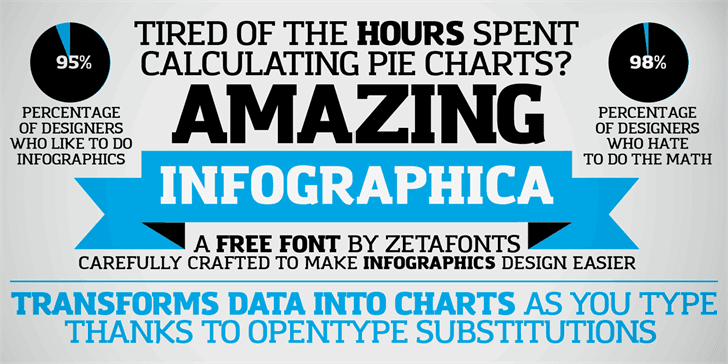 Amazing Infographic@ Font - UpFonts