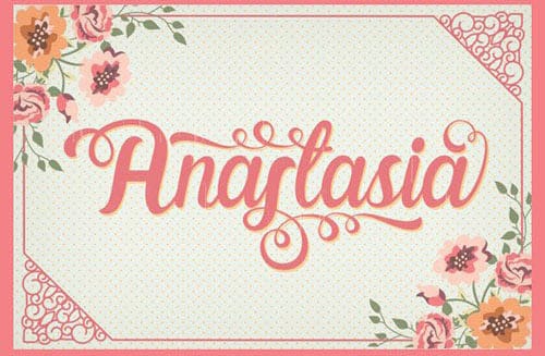 Anastasia Font - UpFonts