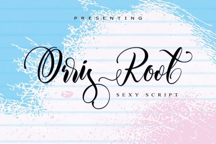 Orris Root Script Font Free - UpFonts