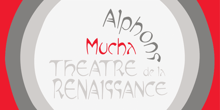 P22 Mucha Font - UpFonts