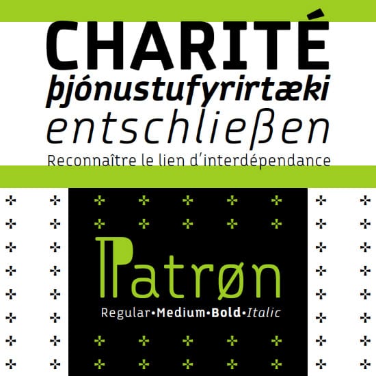 Patron Font - UpFonts