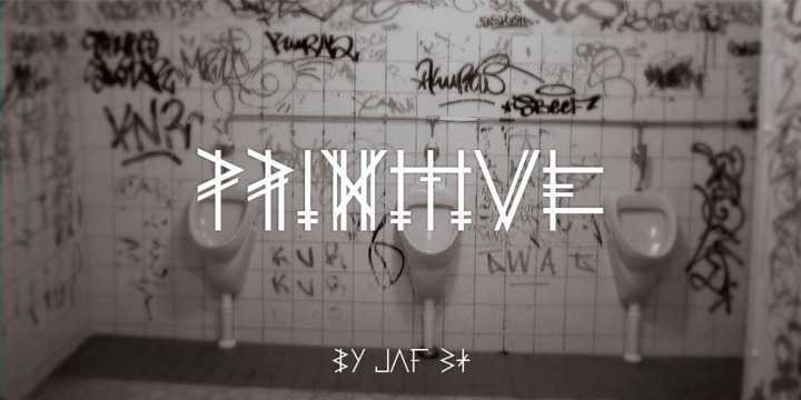 Primitive Font - UpFonts