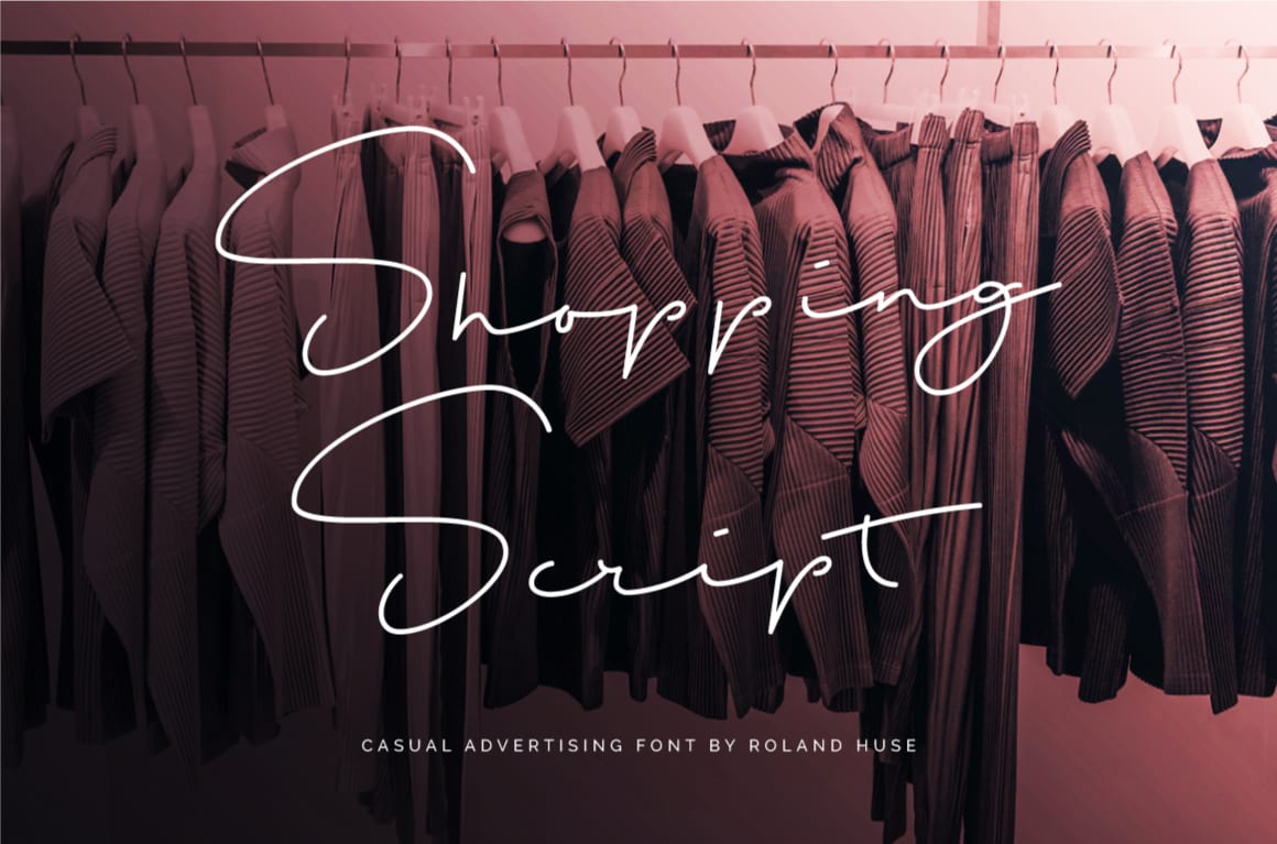 Shopping Script Font - UpFonts